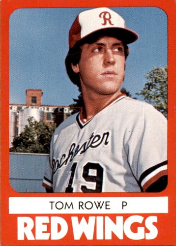 1980 Rochester Red Wings TCMA 9 Tom Rowe Spring Valley New York NY ...