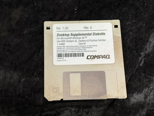Compaq Desktop Supplemental Diskette Ver 1.00 for Microsoft Windows 95 ...