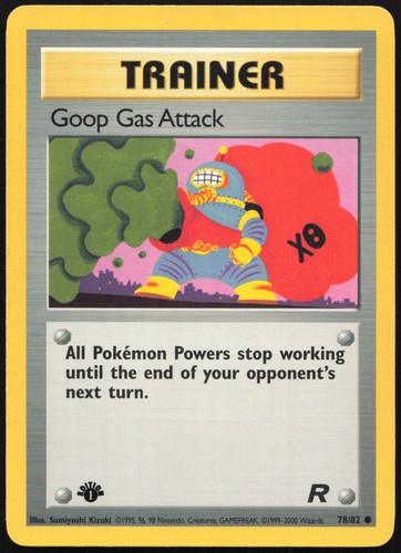 Carte Pokémon Goop Gas Attack 78/82 Edition 1 Team Rocket English | eBay