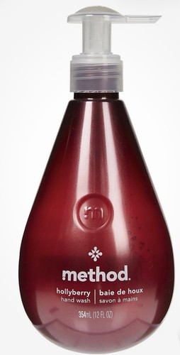 Method Hollyberry Hand Soap Liquid Wash Holiday 12oz Pump Dispenser ...