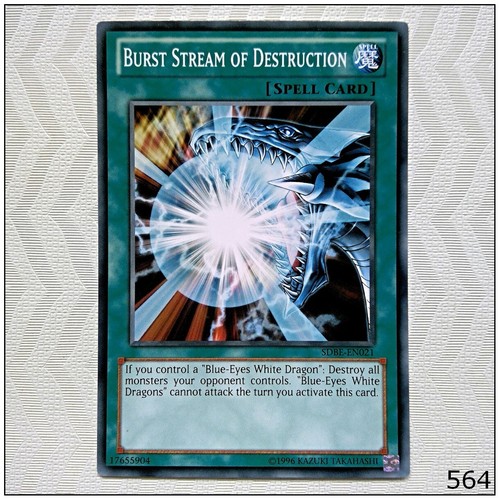Burst Stream of Destruction - SDBE-EN021 - Common Unlimited Yugioh | eBay