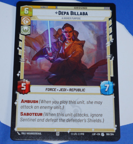 Depa Billaba - 199/264 Legends of the Force - Star Wars | eBay