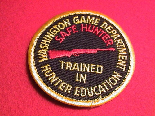 WASHINGTON GAME DEPT. SAFE HUNTER TRAINED IN HUNTER EDUCATION GUN ...