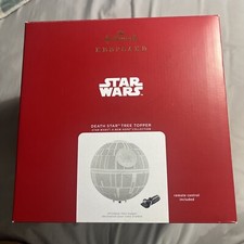 Star Wars Hallmark Death Star Musical Tree Topper