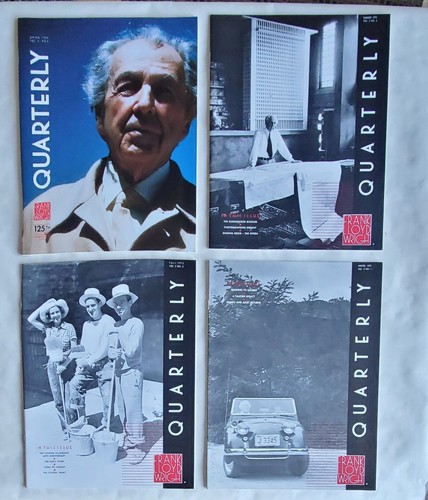 Frank Lloyd Wright Quarterly 1992-Spring, Summer, Autumn & Winter | eBay