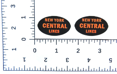 Marx New York Central oval decal for Marx train set | eBay