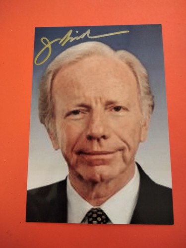Joe Lieberman autographed 4x6 Photo | eBay
