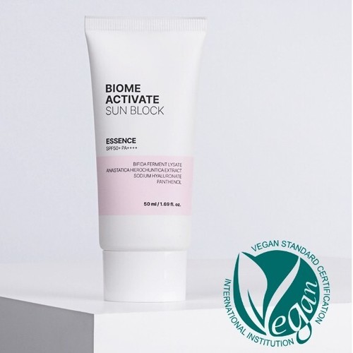 BIOME ACTIVATE Sunblock Essence SPF50+ PA++++ 50ml VEGAN Sunscreen K ...