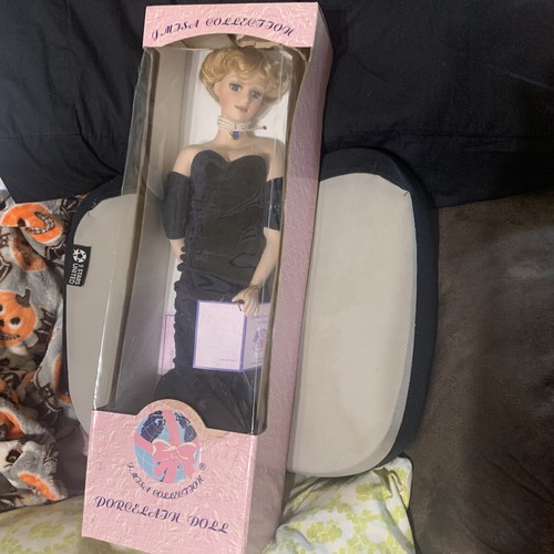 Vtg J.MISA Collection Princess Diana Porcelain Doll w/COA-NEVER USED ...