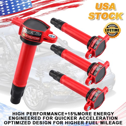 4 Ignition Coils for 2007-2016 Jeep Compass Patriot 2.0L 2.4L 4606824AB ...