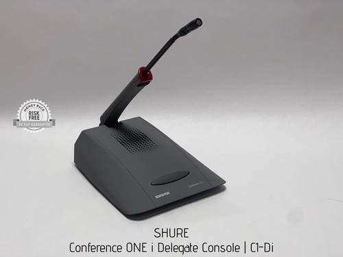 SHURE Conference ONE i Delegate Console w/ C1-B Bus Cable, C1-Di | eBay