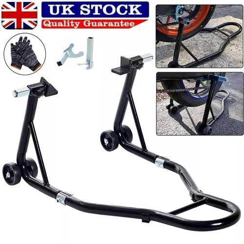 Warrior Motorcycle Extra Heavy Duty Rear Paddock Stand -Ideal For Most ...