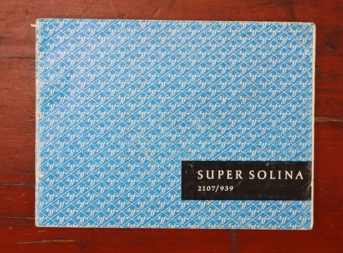 AGFA SUPER SOLINA INSTRUCTION BOOK/35689 | eBay