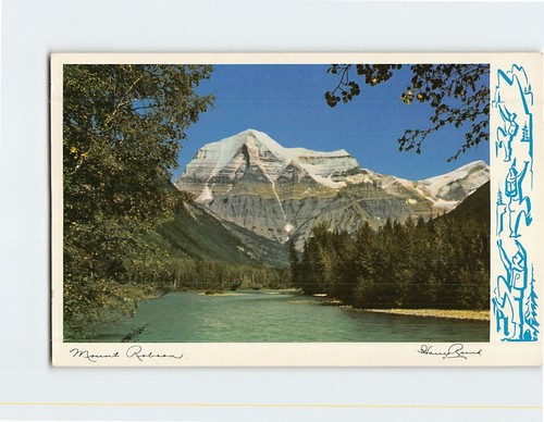Postcard Mount Robson British Columbia Canada | eBay