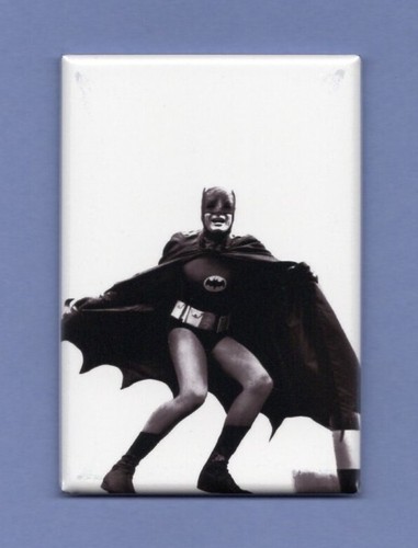 BATMAN TV SHOW *2X3 FRIDGE MAGNET* ADAM WEST SUPER HERO DC COMICS BRUCE ...