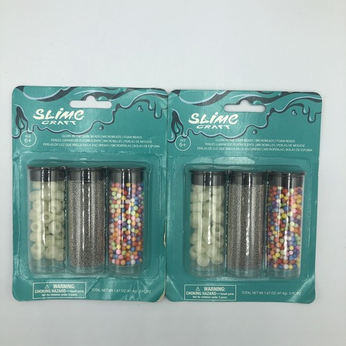 Slime Craft Beads American Crafts - Glow In The Dark, Microbeads Foam ...