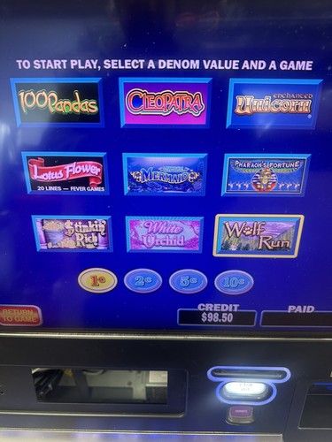 IGT AVP MULTI GAME WORKING SLOT MACHINE. POWER AND PLAY WITH TICKET ...