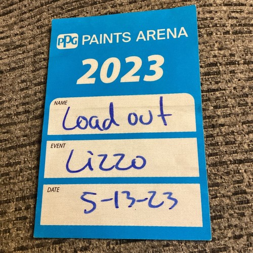 LIZZO Working Pass - MAY 13, 2023 - Pittsburgh, Pennsylvania | eBay