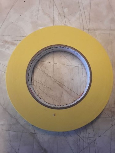 3M 6652 Automotive Refinish Masking Tape 3/4" 48 Pack Yellow | MMM ...