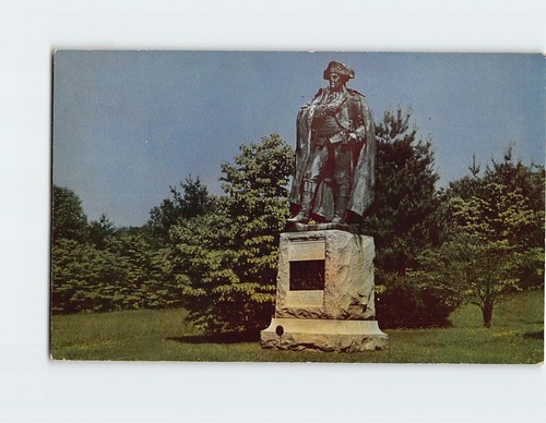 Postcard Major General Baron von Steuben Statue, Valley Forge ...