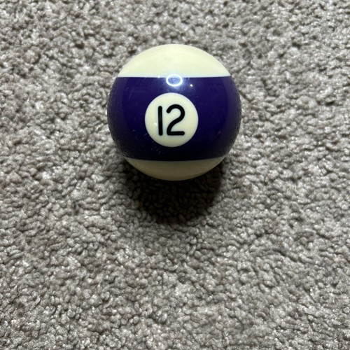 # 12 Purple Striped Single Individual Pool Ball Billiard 2 1/4 ...