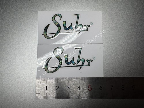 2Pcs Abalone Shell Pattern Headstock Vinyl Sticker For Suhr Electric ...