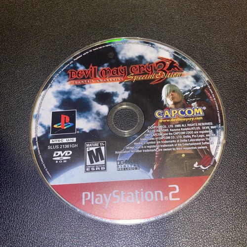 Devil May Cry 3 Dante's Awakening PS2 Playstation 2 Disc Only Special ...