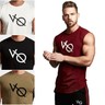 Men's Buff Jesus Muscle Black T-Shirt Tank Top Gym Workout Fitness ...