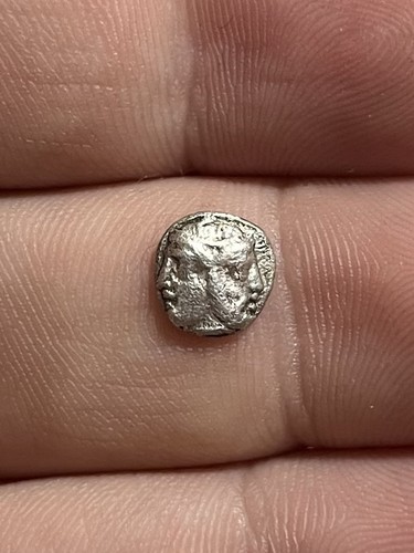 Ancient Silver Greek Old Coin TROAS TENEDOS Ténédos Troade 480- 450 BC ...