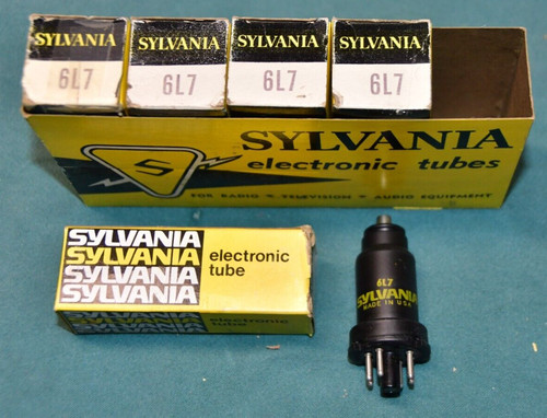 Sleeve Of 5 NOS Sylvania 6L7 Ruggedized Vacuum Tubes | eBay