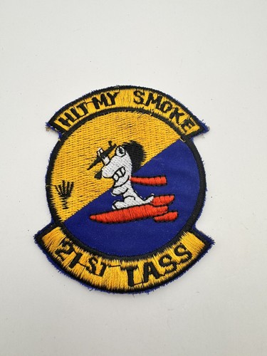 Snoopy Hit My Smoke Patch Army Air Force Moral Patch Vietnam Era 21st ...