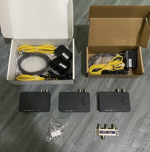 ⭐3 PACK⭐️ HITRON HTEM4 EM4 MOCA 2.5 GB ADAPTER COAX ETHERNET WIFI MESH ...