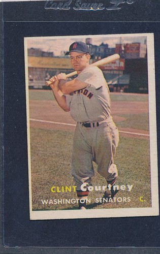 1957 Topps #051 Clint Courtney Senators VG/EX 57T51-111515-1 | eBay