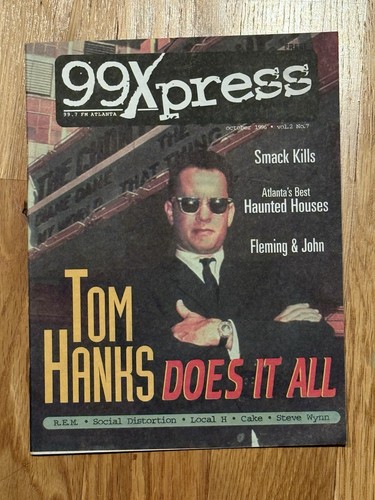 Tom Hanks 99Xpress Magazine 99X Radio Atlanta October 1996 Rare | eBay