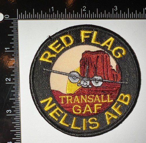 USAF US & German Air Force Red Flag Nellis AFB Base Transall GAF Patch ...