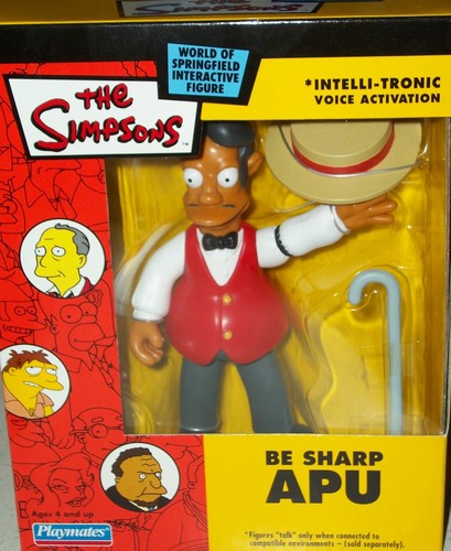 WOS The Simpsons Cartoon Interactive Be Sharp Apu mail away action ...