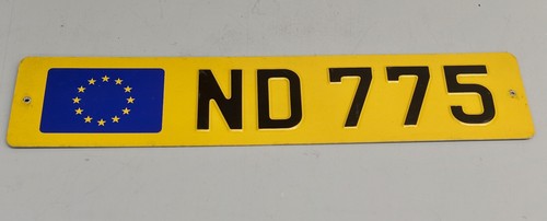 Luxembourg License Plate Eurostars Tag # ND 775 🇱🇺 | eBay