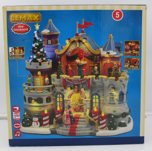 LEMAX Santa‘s Castle Gala with 4.5V Adaptor #45270 for sale online | eBay