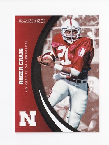 2015 PANINI Nebraska Cornhuskers Husker Team Collection #31 Roger Craig ...