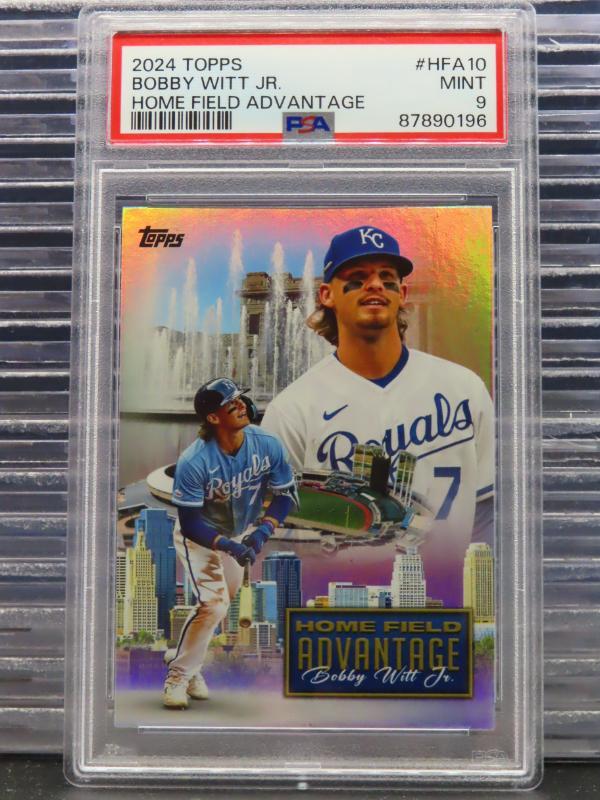 Bobby Witt Jr. 2024 Topps #HFA-10 Home Field Advantage /(SSP) PSA 9 ...