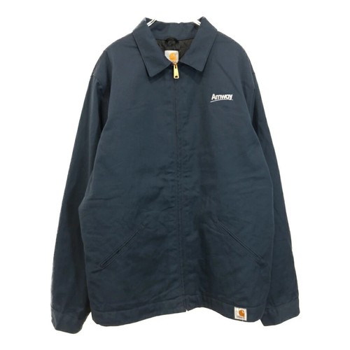 Carhartt AMWAY Work Jacket Corporate Logo Navy (Men s X LARGE) Used | eBay