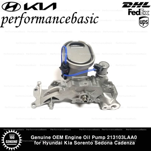 Genuine OEM Engine Oil Pump 213103LAA0 for Hyundai Kia Sorento Sedona ...