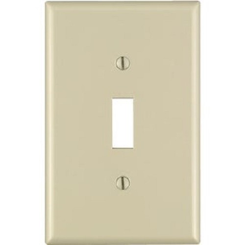 (120)-Leviton 1-Gang Thermoplastic Nylon Mid-Way Toggle Switch Ivory ...