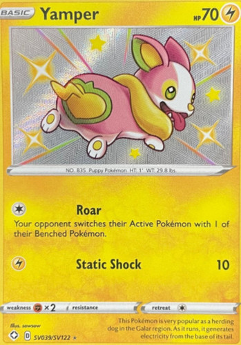 Pokémon Card "Yamper" shiney | eBay