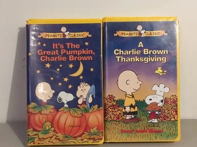 🎄3Peanuts Classic VHS Lot Charlie Brown | Grelly USA