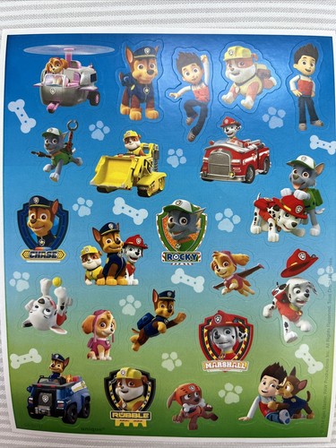 Paw Patrol Sticker Sheet | eBay