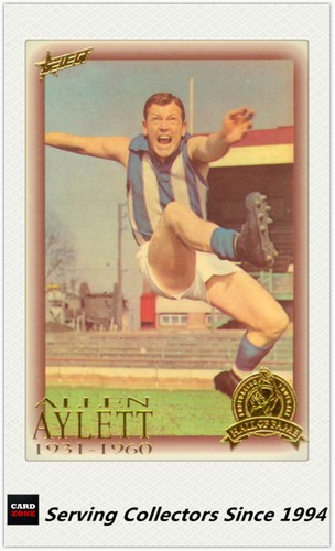 1996 Select AFLInaugural Hall Of Fame Card HF68 Allen Aylett (Nth. Melb ...