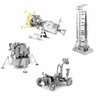 Set of 2 Fascinations Metal Earth Model Kits Apollo Saturn V Gantry ...