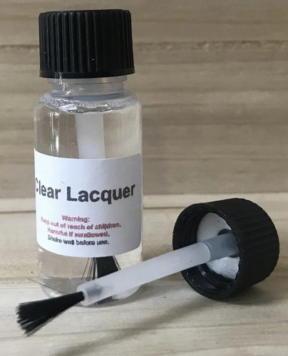 Clear Coat Lacquer for car paint Touch up brush scratch chip repair 1 ...