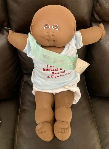 Cabbage Patch Doll The Little People New Ears Baby Boy Soft Sculpture ...